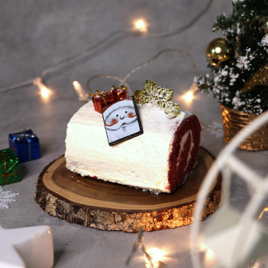 Mini Red Velvet Log Cake – Wataa Bakery